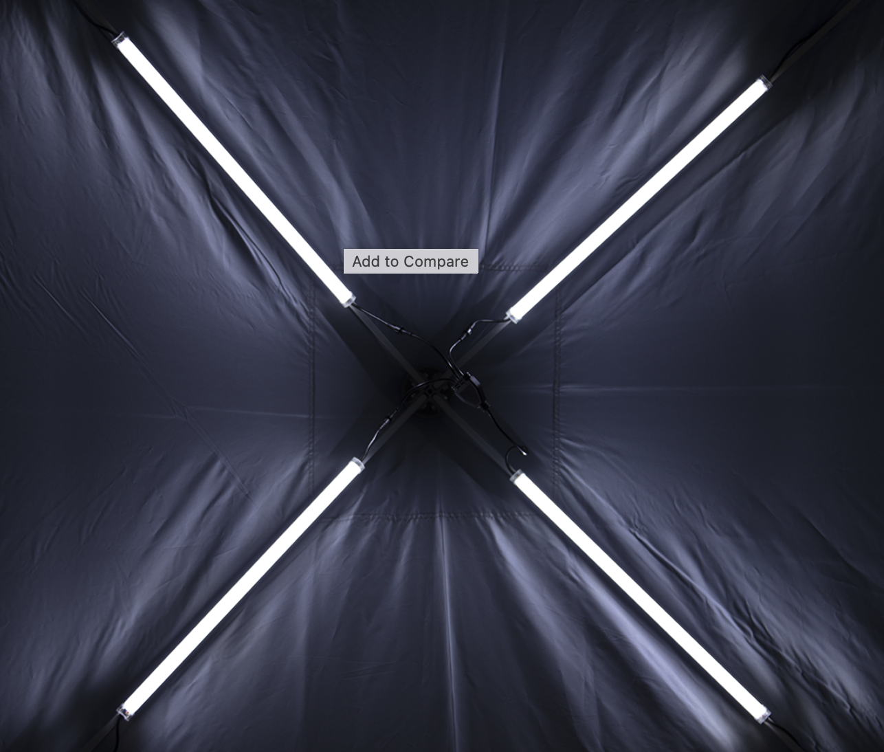 10x10 LED Lighted Custom Canopy Tent – Illuminated Night Event Tent